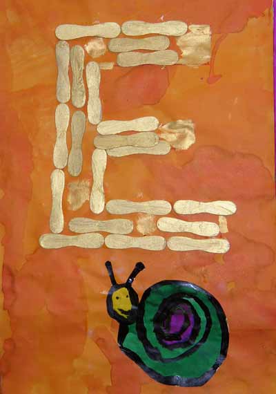alphabet visual arts nursery school